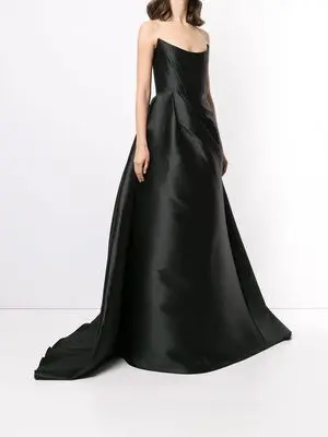 Alex Perry Denver Strapless Satin Gown