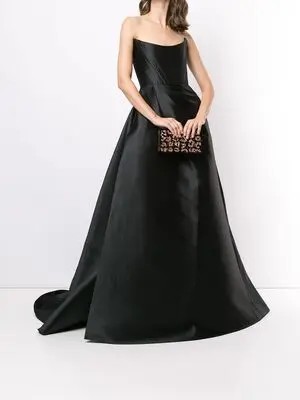 Alex Perry Denver Strapless Satin Gown