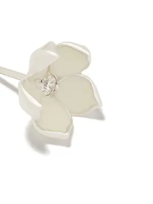 SHAUN LEANE Cherry Blossom Diamond Flower Stud Earrings