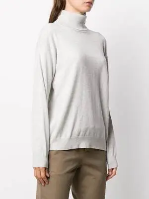 Brunello Cucinelli Cashmere Mock-neck Jumper - Grey
