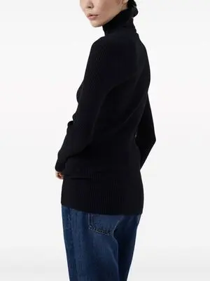 Brunello Cucinelli Roll-neck Ribbed Jumper
