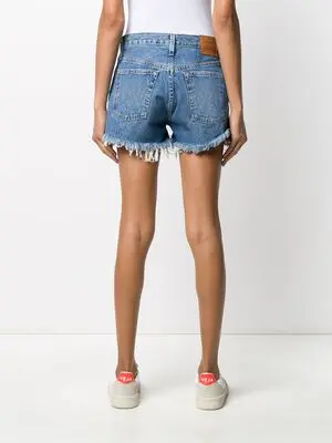 LEVI'S Distressed Denim Shorts - Blue