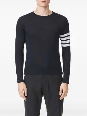 Thom Browne 4-bar Wool Jumper - Blue