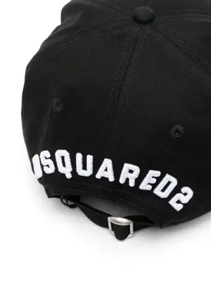 Dsquared2 Icon Embroidered Baseball Cap - Black