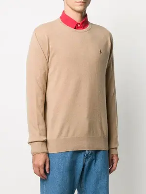 Polo Ralph Lauren Embroidered Logo Cashmere Pullover