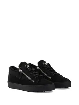 GIUSEPPE ZANOTTI Side Zip Sneakers - Black