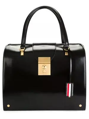 Thom Browne Mrs. Thom Leather Bag - Black