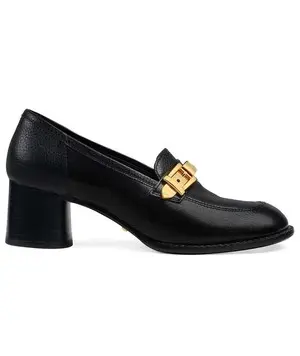 Gucci Chain-detail 55mm Block-heel Loafers