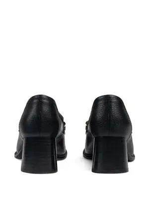 Gucci Chain-detail 55mm Block-heel Loafers