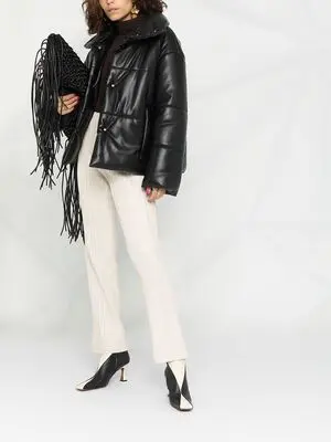 Nanushka Straight-leg Pleated Trousers