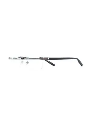Montblanc Rimless Rectangular Frame Glasses