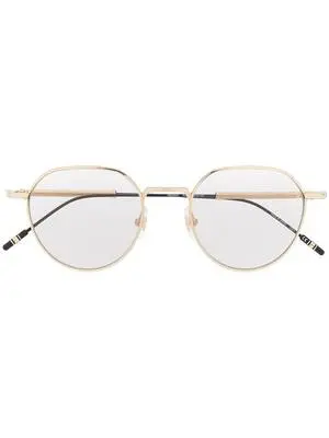 Montblanc Oval Frame Eyeglasses - Gold