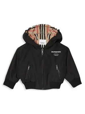 Burberry Burberry Baby Boy's Tommy Icon Reversible Jacket - Black  - Black