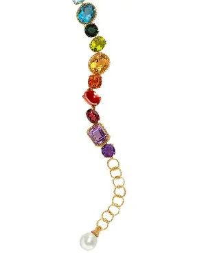 Dolce & Gabbana 18k Yellow Rainbow Gemstone Bracelet