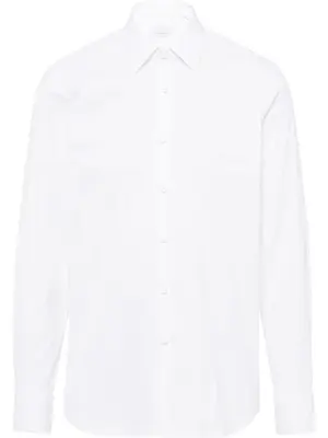 Prada Spread Collar Button-up Shirt