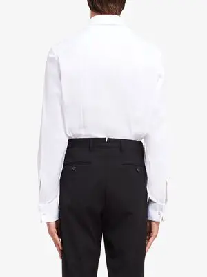 Prada Spread Collar Button-up Shirt