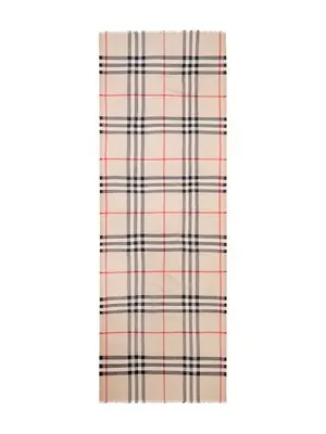 Burberry Oversized Vintage Check Scarf - Neutrals