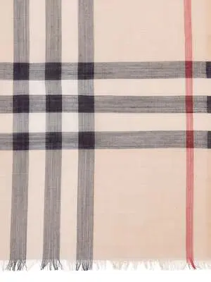 Burberry Oversized Vintage Check Scarf - Neutrals
