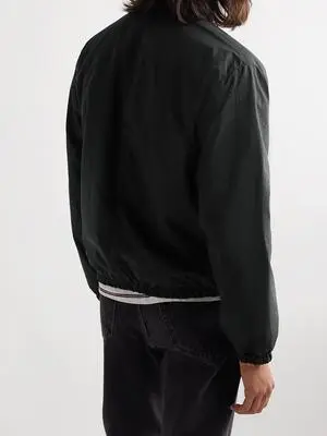 AMI Paris Logo-embroidered Nylon Bomber Jacket