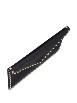Valentino Garavani Rockstud Envelope Clutch - Black