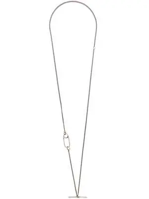Werkstatt:München Safety Pin Pendant Necklace - Silver
