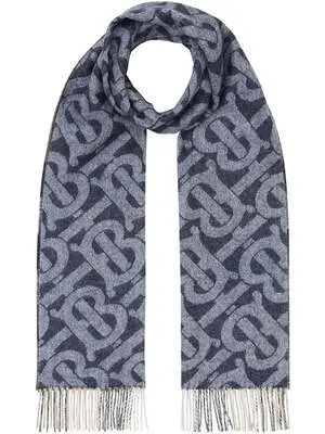 Burberry Reversible Cashmere Check Scarf