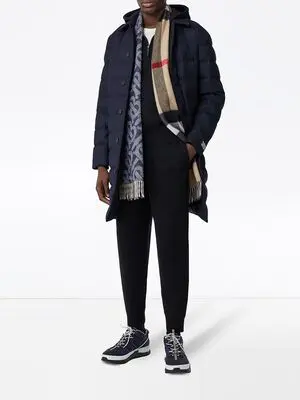 Burberry Reversible Cashmere Check Scarf