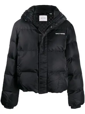 DAILY PAPER Logo-print Down Jacket