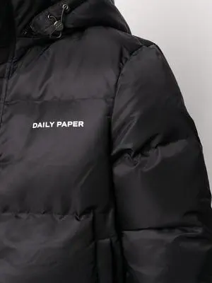 DAILY PAPER Logo-print Down Jacket