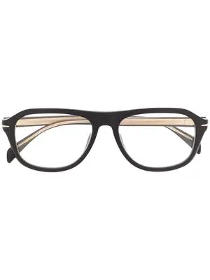 DB EYEWEAR BY DAVID BECKHAM Rounded Glasses - Black