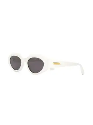 Bottega Veneta Bv1031s Oval-frame Sunglasses