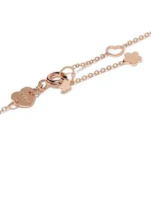 Pasquale Bruni 18kt Rose Gold, Agate And Diamond Bon Ton Necklace - Pink