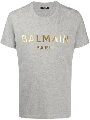 Balmain Foil Logo T-shirt