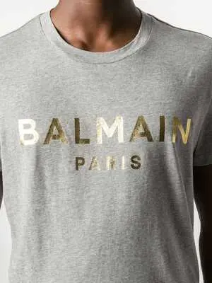Balmain Foil Logo T-shirt