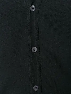 John Smedley Merino Wool Cardigan - Black