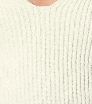 Khaite Yves Ribbed-knit Bodysuit