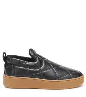 Bottega Veneta Slip On Leather Sneakers