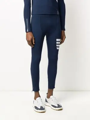 Thom Browne Lightweight Compression Tech 4-bar Tights - Blue