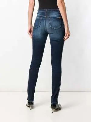 Philipp Plein Crystal Trim Skinny Jeans