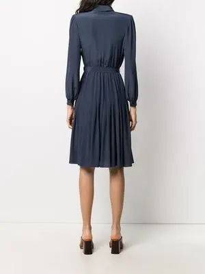 MAISON MARGIELA Side Button-fastening Belted Dress