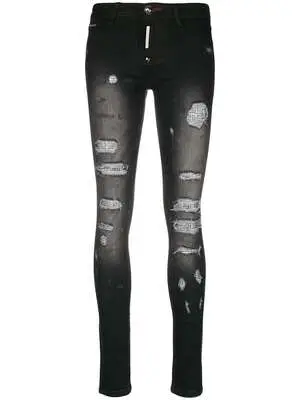 Philipp Plein Distressed Skinny Jeans