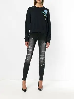 Philipp Plein Distressed Skinny Jeans