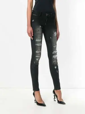 Philipp Plein Distressed Skinny Jeans