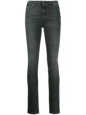 Philipp Plein Miss Slim-fit Jeans - Black