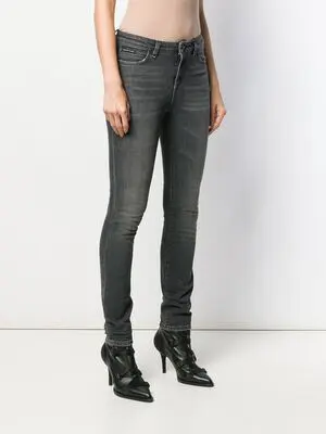 Philipp Plein Miss Slim-fit Jeans - Black