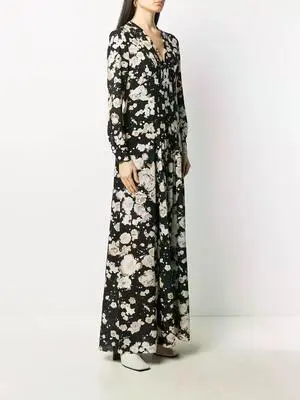 Moschino Floral Print Maxi Dress