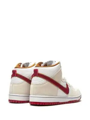 Nike Sb Dunk High-top Sneakers - White