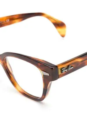 Ray-ban Square Frame Tortoiseshell Eyeglasses