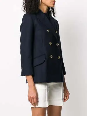 PATOU Long Sleeve Double-breasted Blazer
