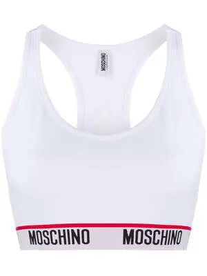 Moschino Logo-tape Sports Bra